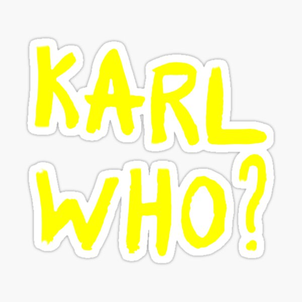 Karl Lagerfeld Stickers | Redbubble