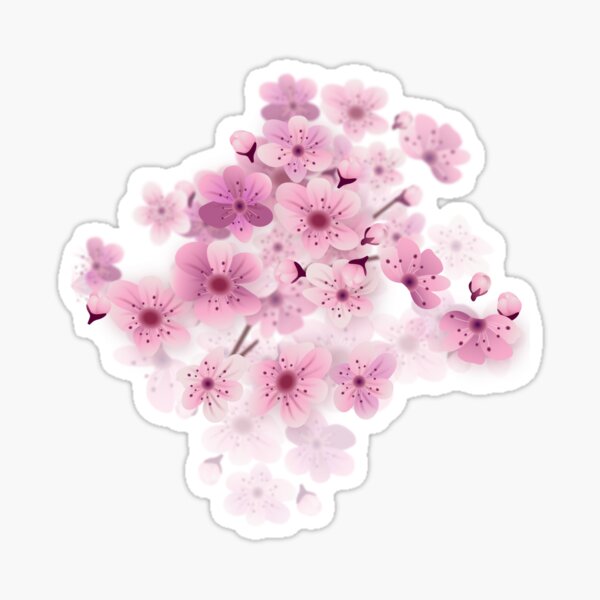 "JAPAN'S SAKURA CHERRY BLOSSOM FLOWER" Sticker for Sale by azamaniacox ...