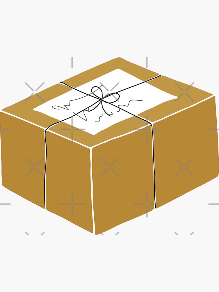 "Parcel Delivery Packages" Sticker for Sale by CreativeTwins | Redbubble