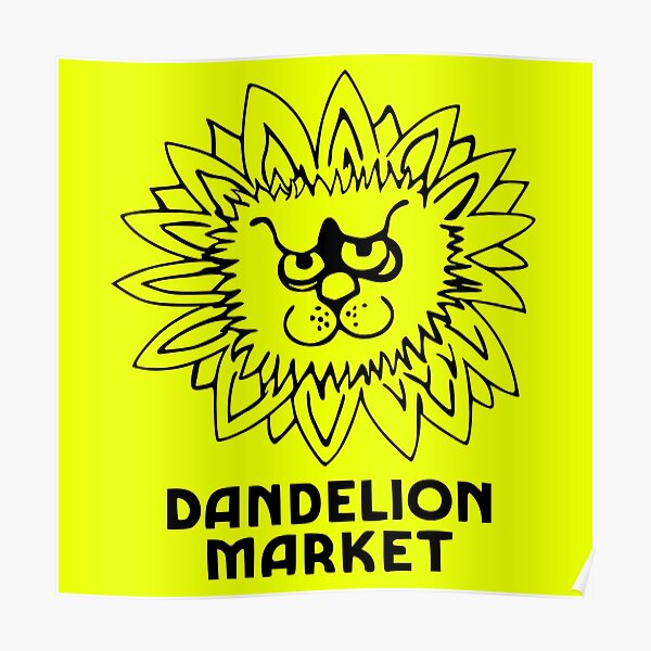 "Dandelion Market" Poster for Sale by Irish-Nostalgia | Redbubble
