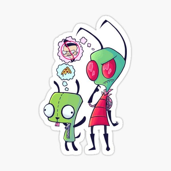 Invader Zim Movie Stickers | Redbubble