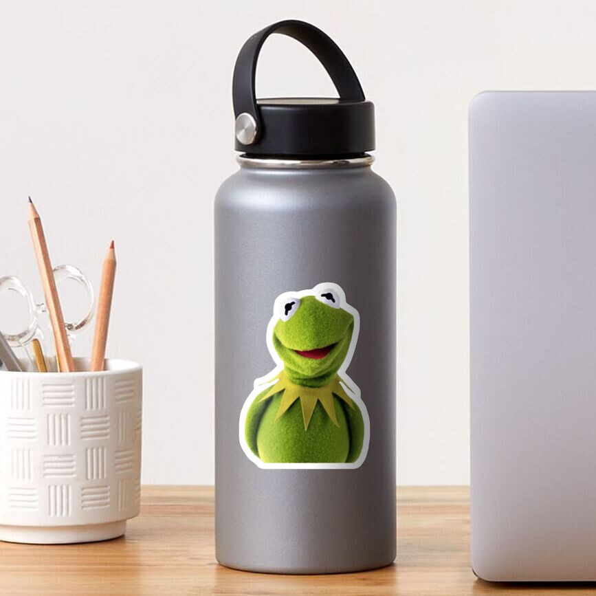 "Happy Kermit" Sticker for Sale by queentones | Redbubble