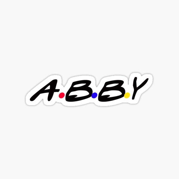 "Abby" Sticker for Sale by Olivia3175 | Redbubble