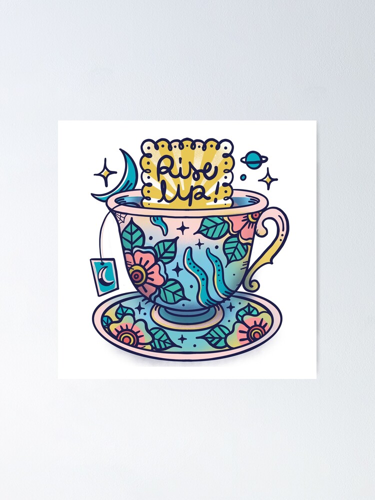 "Teacup" Poster by Paolavk | Redbubble