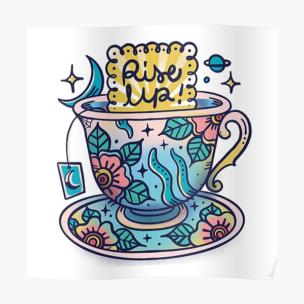 "Teacup" Poster by Paolavk | Redbubble