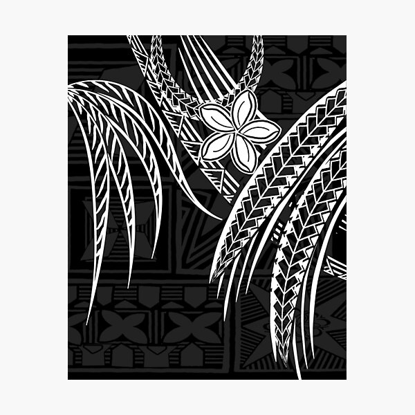 "Vintage Samoan Tapa Print" Photographic Print for Sale by sunnthreads ...