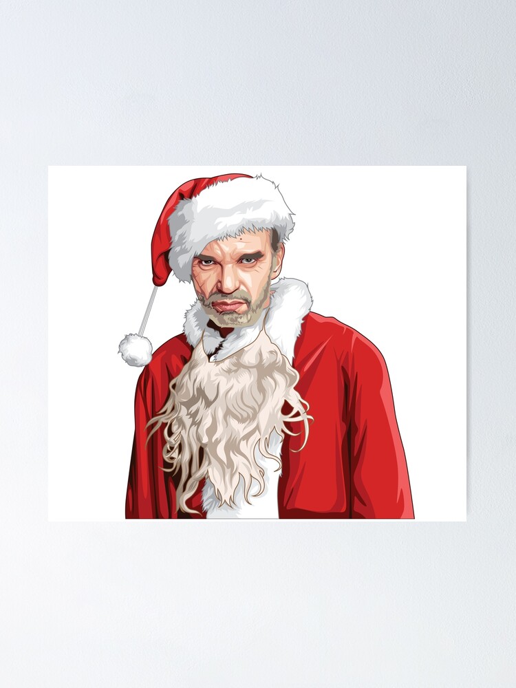 "Bad Santa" Poster by footydezigns | Redbubble