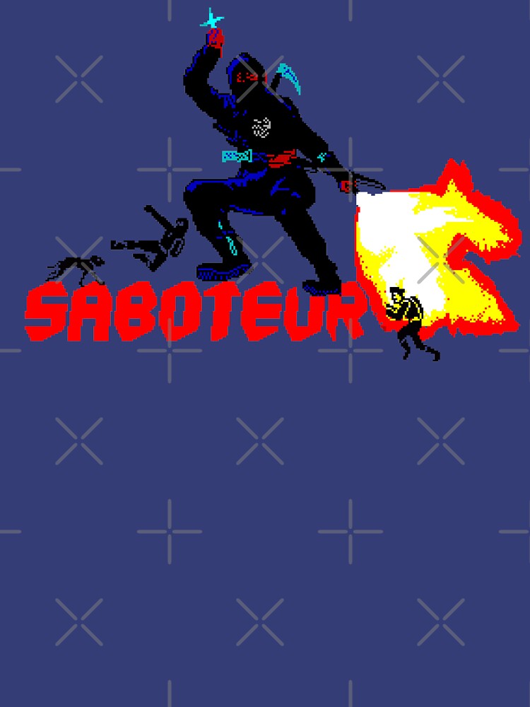 "Saboteur" T-shirt for Sale by ilovezxspectrum | Redbubble | zx t ...