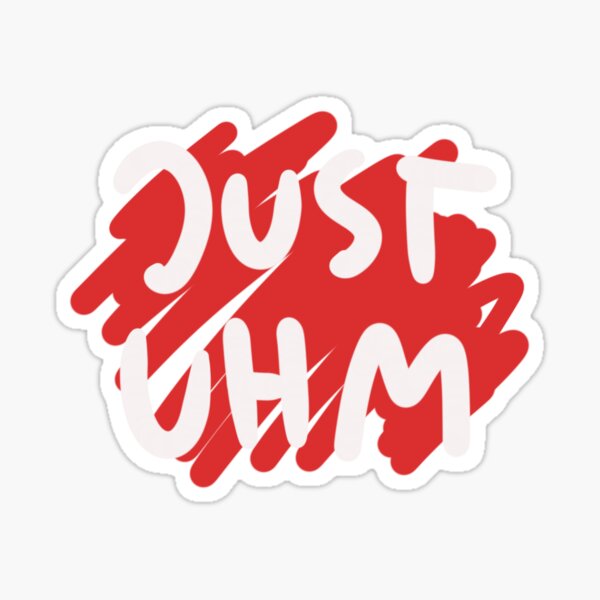 "Just Uhm - Dorky Artwork" Sticker by isstgeschichte | Redbubble