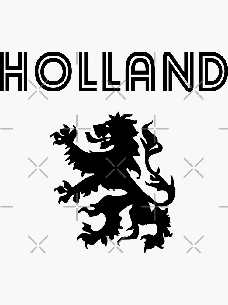 "Holland Retro " Sticker by ForzaDesigns | Redbubble