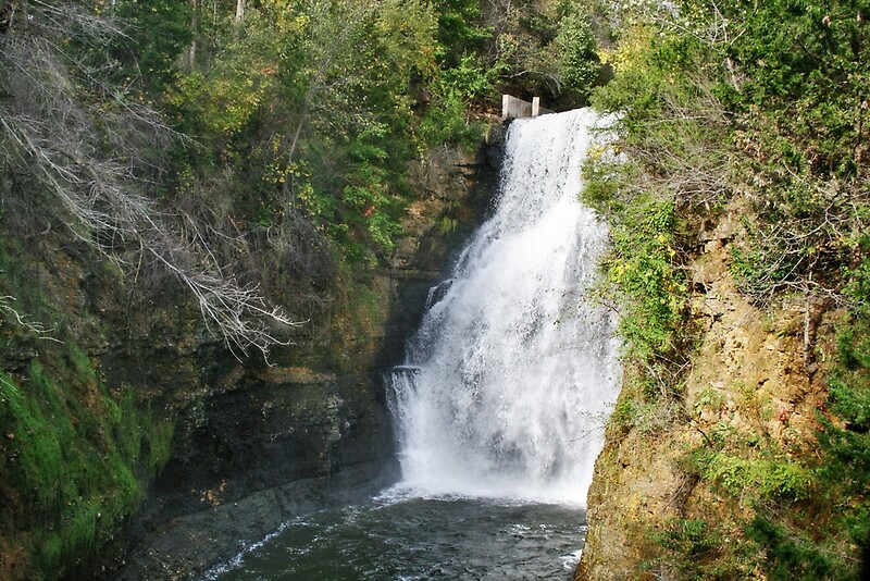 "Waterfall/ Apple River" by Nadya Johnson | Redbubble