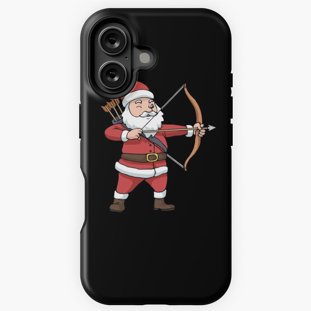 "Christmas Archery Arrow Bow Hunting Santa Claus" Poster for Sale by ...