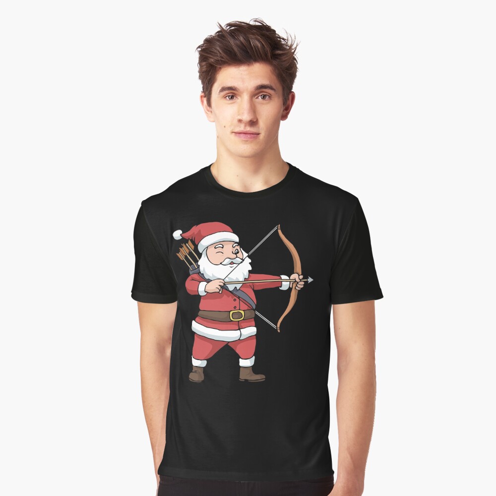 "Christmas Archery Arrow Bow Hunting Santa Claus" Poster for Sale by ...