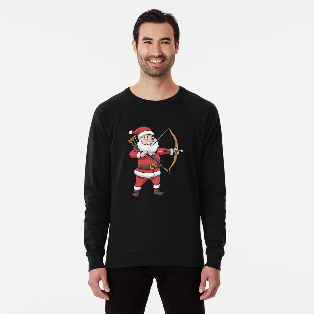 "Christmas Archery Arrow Bow Hunting Santa Claus" Poster for Sale by ...