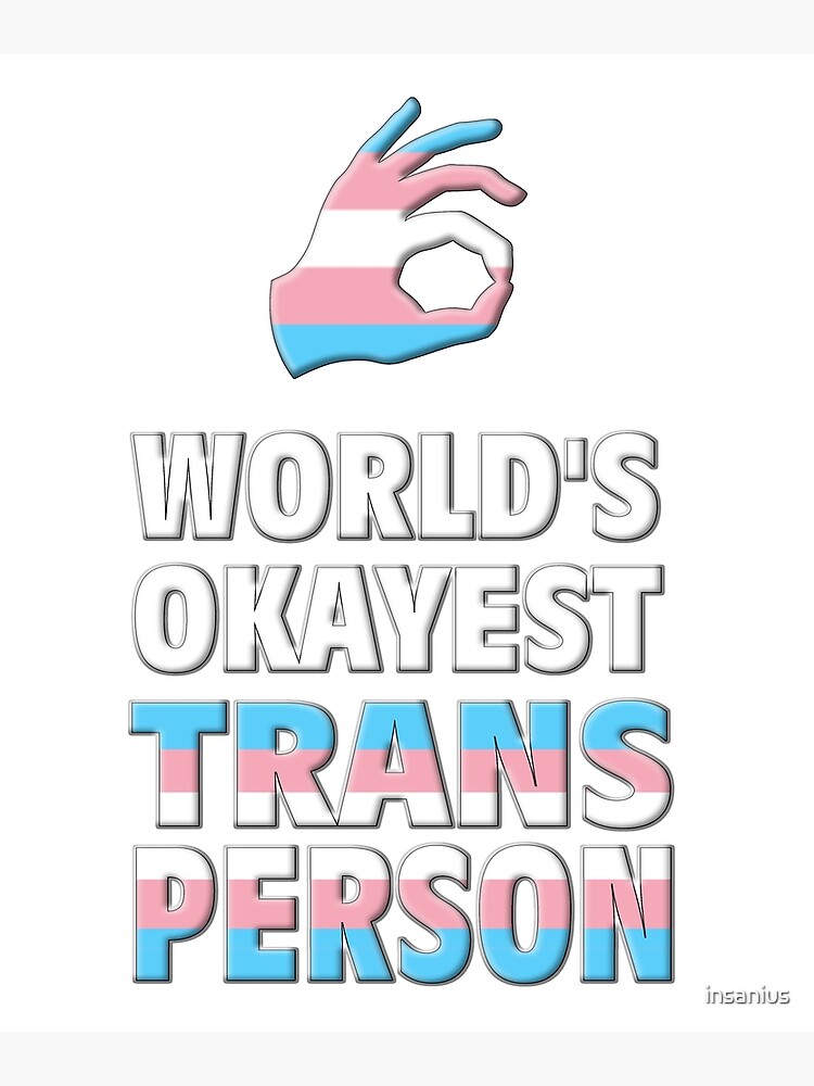 Póster «Transexual Trans Rights Are Human Rights Transexuality Flag ...