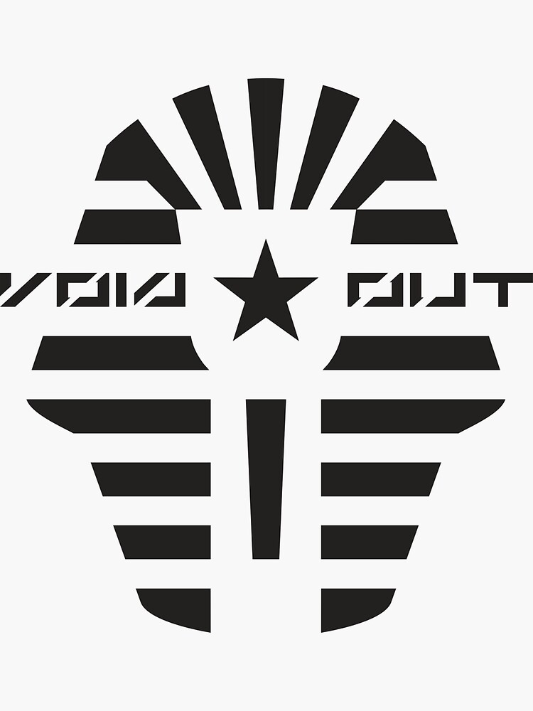 "Death Stranding Void Out Black" Sticker by MtnZ | Redbubble