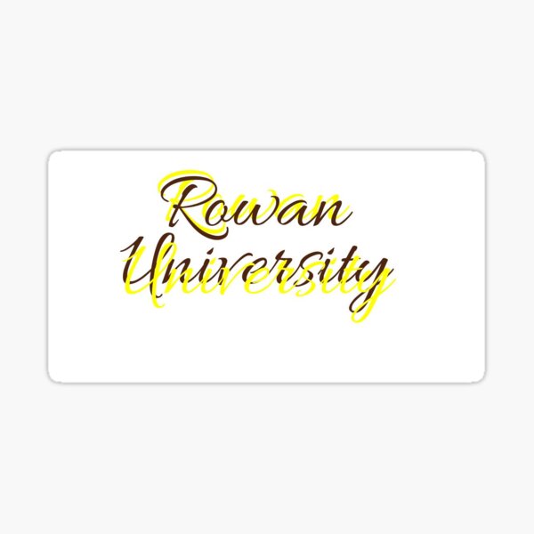 "Rowan University" Sticker for Sale by katelynsandin | Redbubble