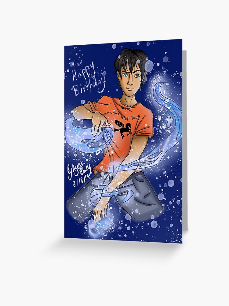 "Percy Jackson" Greeting Card for Sale by Kade Farrar | Redbubble