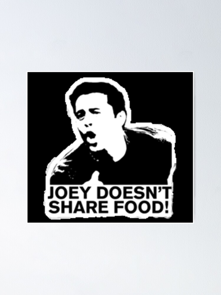 "Joey friends" Poster for Sale by aleynayucel | Redbubble