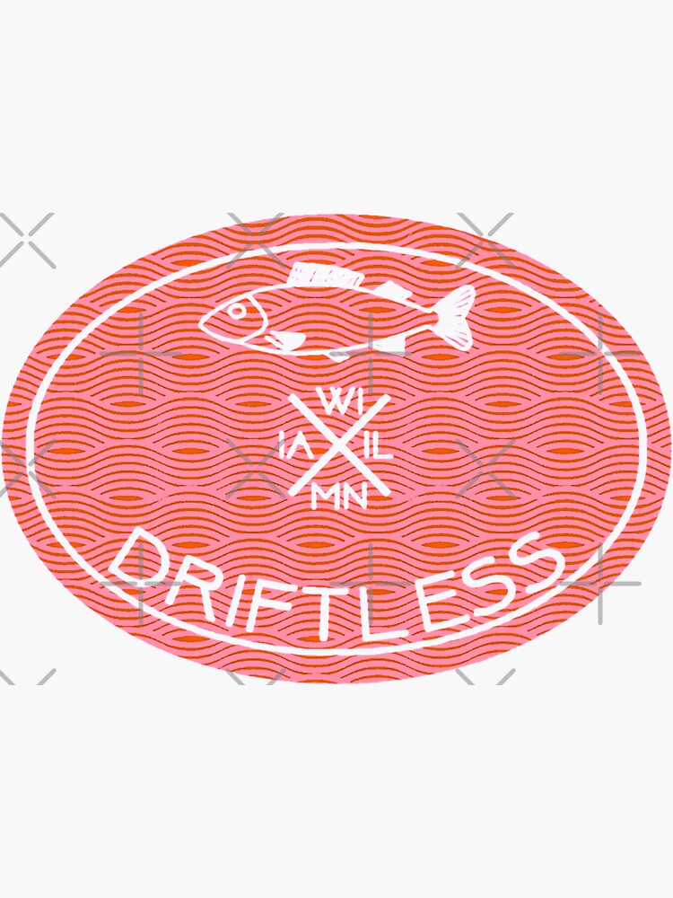 "driftless " Sticker for Sale by mmaggiee | Redbubble