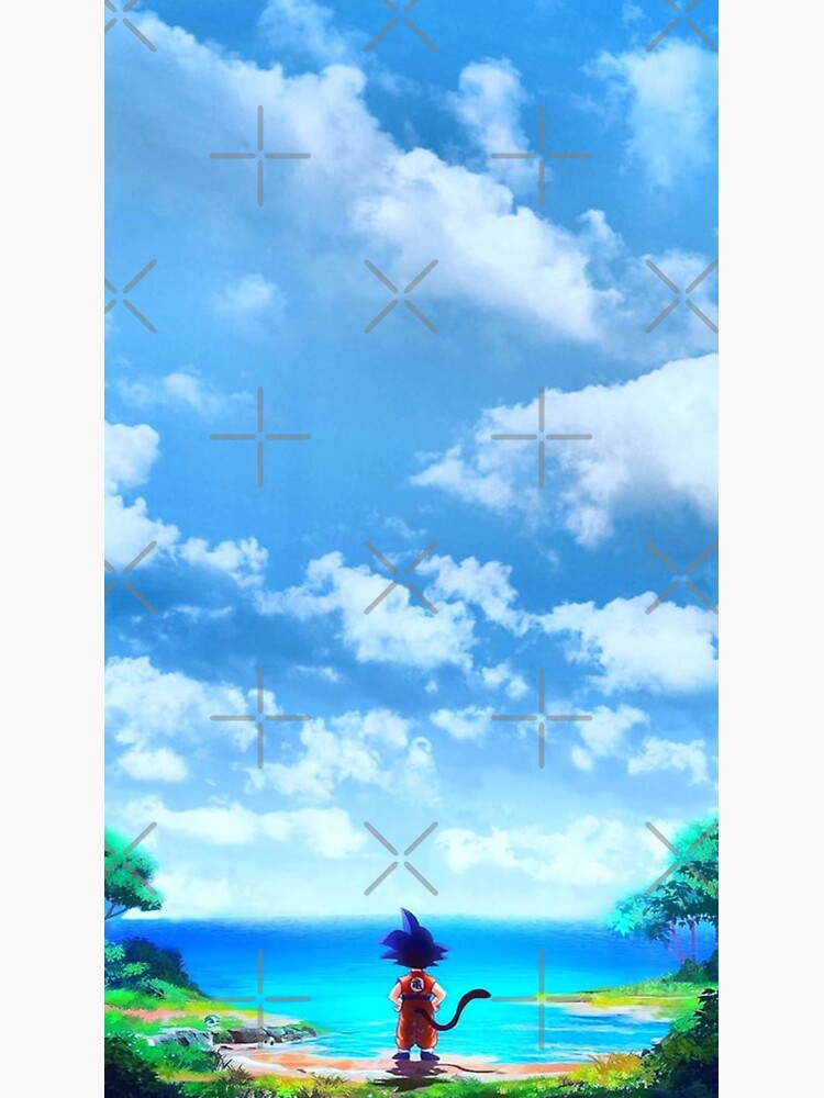 "Kid GoKu" Sticker by GzShop | Redbubble