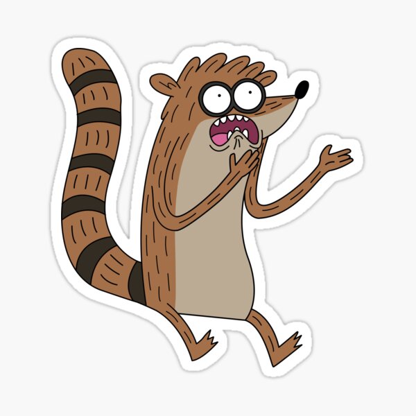 Pegatinas: Regular Show Rigby | Redbubble