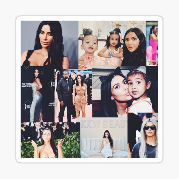 "Kim Kardashian" Sticker for Sale by sgoodman184 | Redbubble