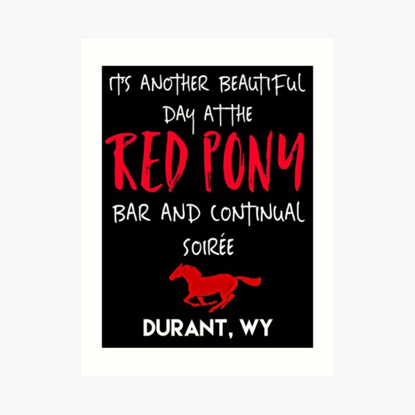 Red Pony Bar Gifts & Merchandise | Redbubble