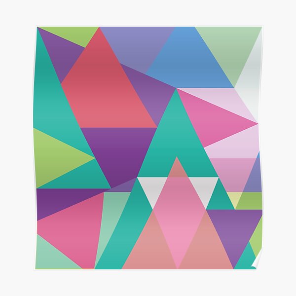 "Modern and Fun Prism Design" Poster for Sale by ajacques519 | Redbubble