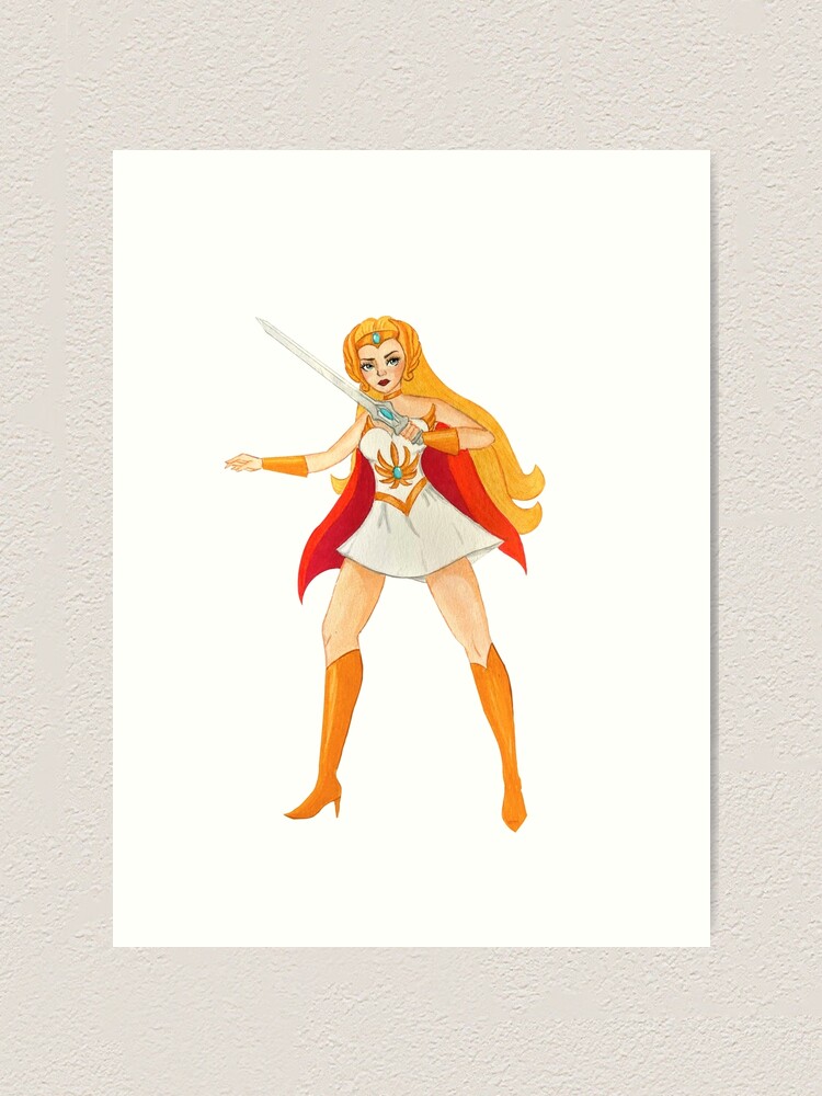 "She ra 80s" Art Print by Drawsjuju | Redbubble