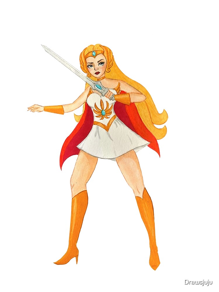 "She ra 80s" Art Print by Drawsjuju | Redbubble