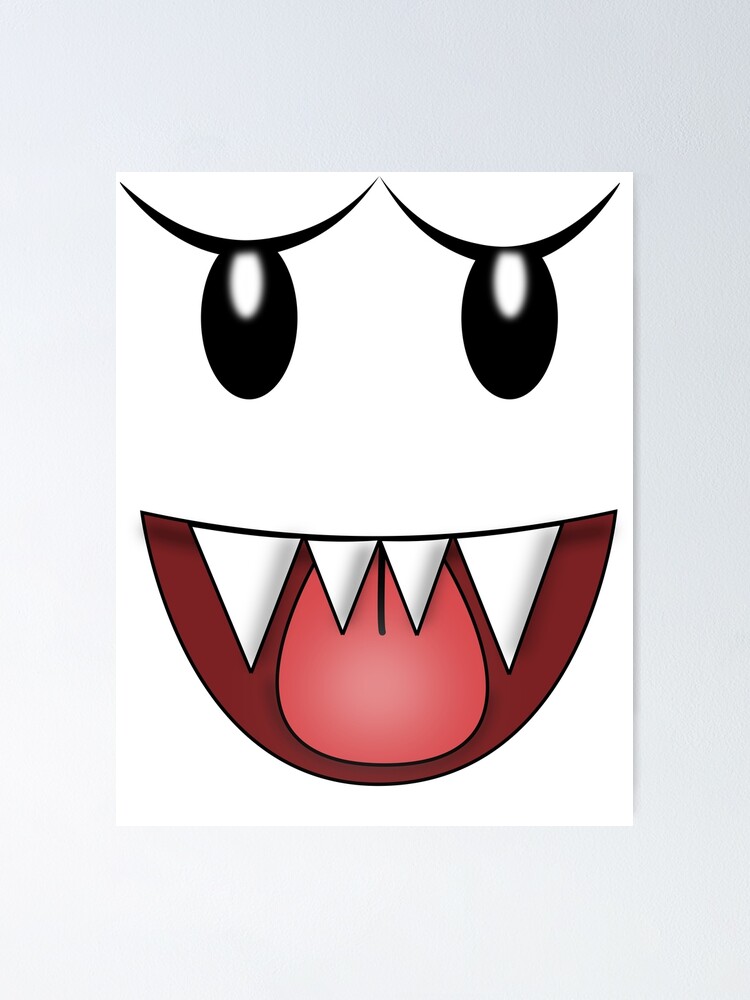 "Boo face" Poster for Sale by Rann0ch | Redbubble