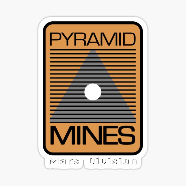 "Total Recall | Pyramid Mines Classic Movie" Sticker for Sale by ...