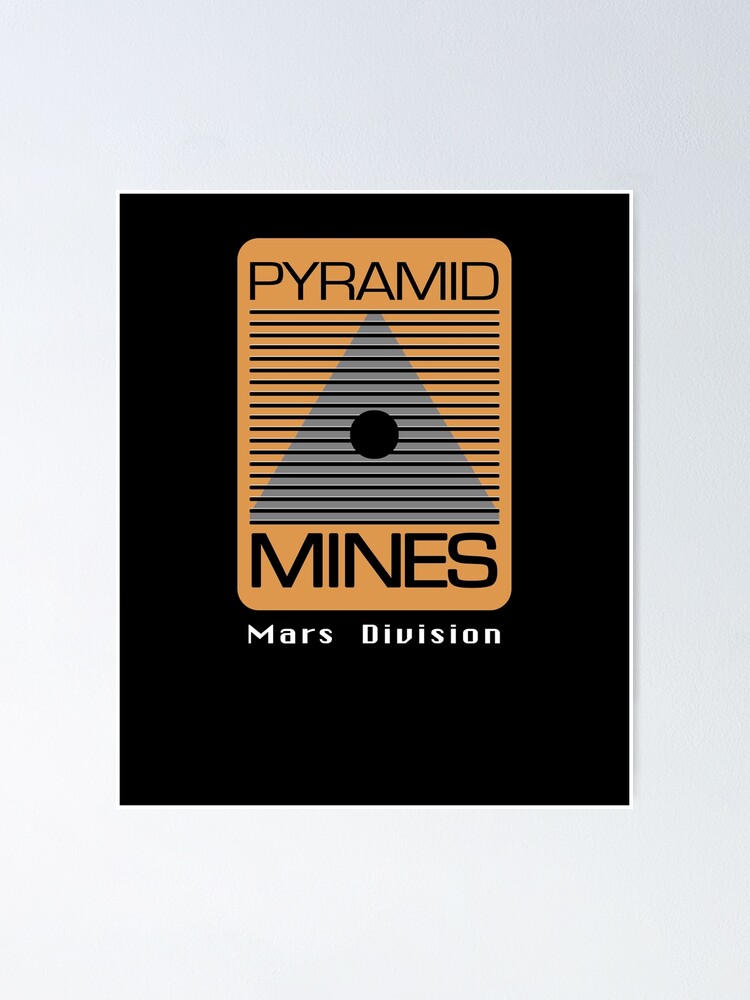 "Total Recall | Pyramid Mines Classic Movie" Poster for Sale by ...