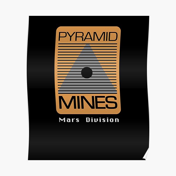 "Total Recall | Pyramid Mines Classic Movie" Poster by dwinburn | Redbubble