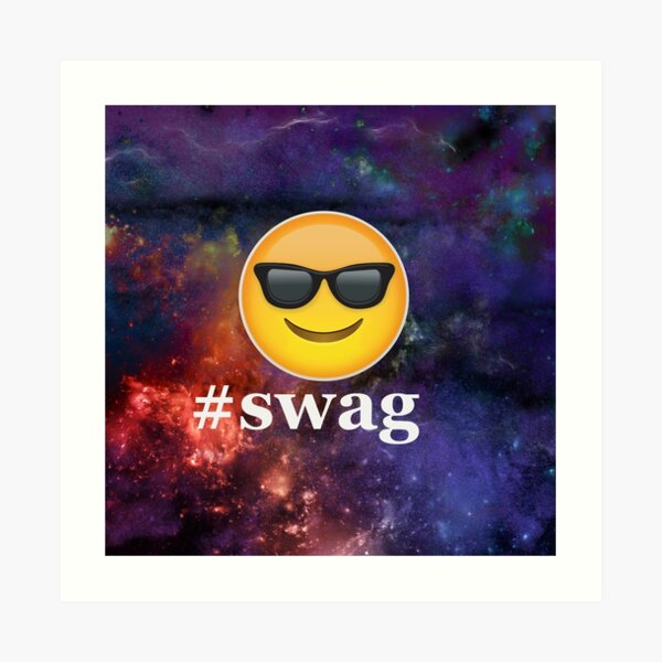 Swag Emoji Art Prints | Redbubble