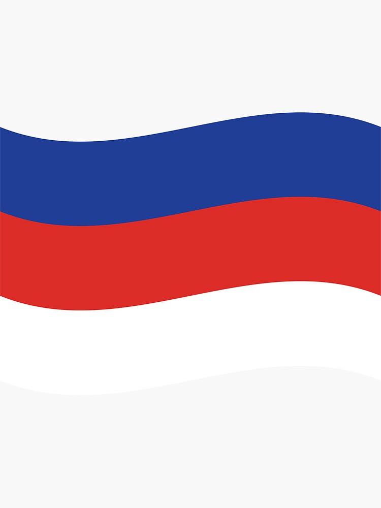 "Sorbian Flag Design" Sticker for Sale by GeographerDude | Redbubble