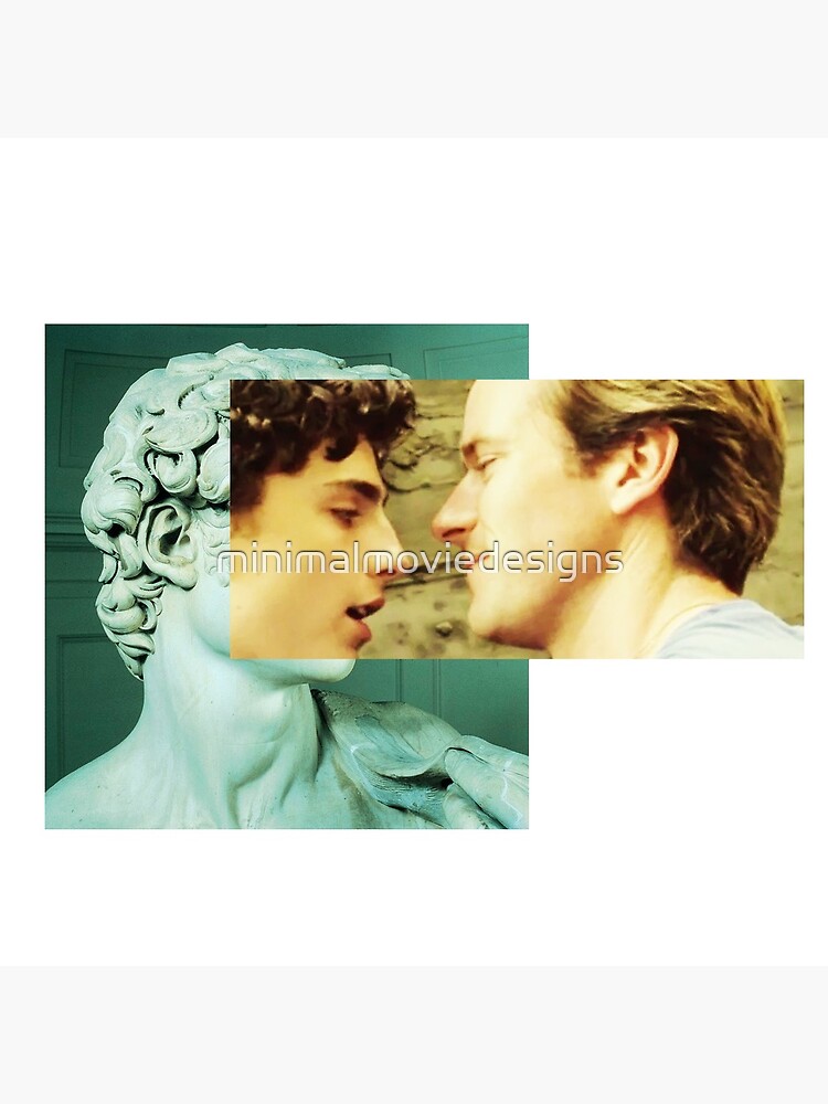 "Timothee Chalamet & Armie Hammer as David Statue by Michelangelo" Art ...