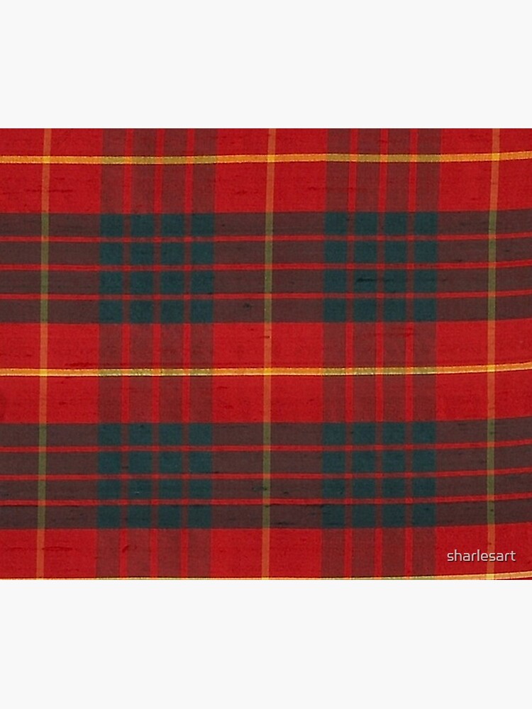 " CAMERON CLAN RED-GREEN SCOTTISH TARTAN PLAID " Comforter for Sale by ...