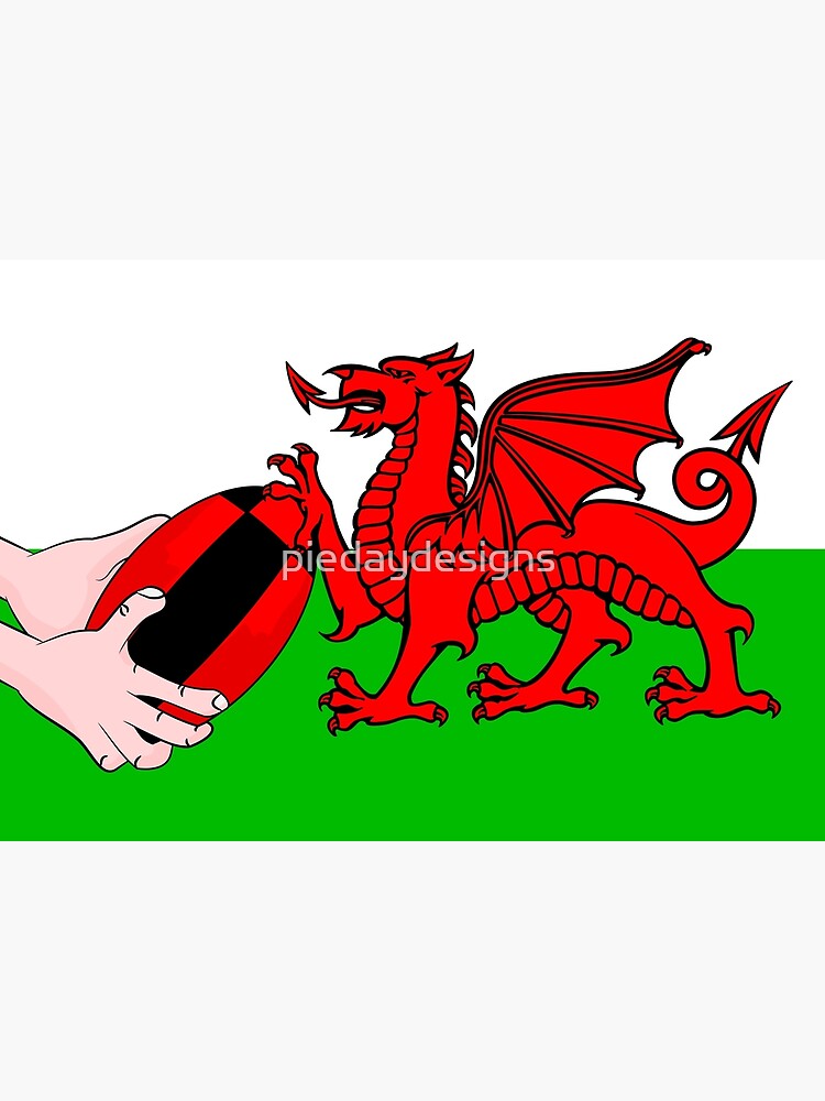 "Wales Rugby Flag" Poster for Sale by piedaydesigns | Redbubble