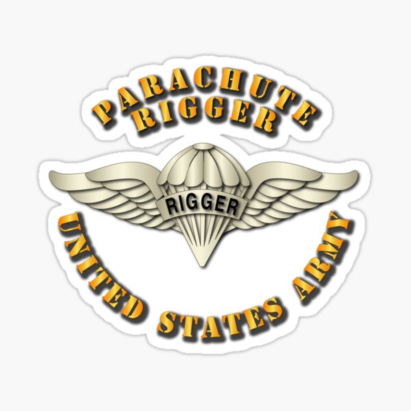 Parachute Rigger Stickers | Redbubble
