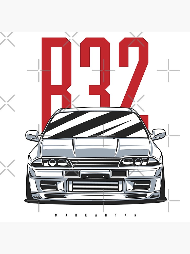 "Skyline R32 GTR" Poster for Sale by OlegMarkaryan | Redbubble