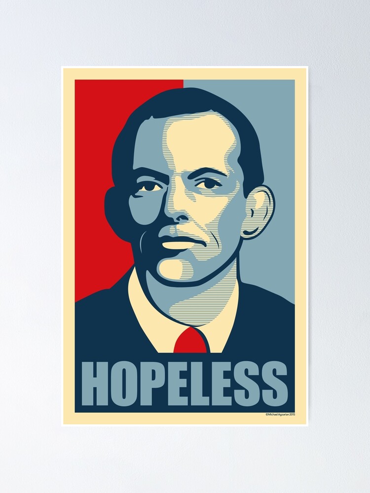 "HOPELESS" Poster by artbygeorge | Redbubble