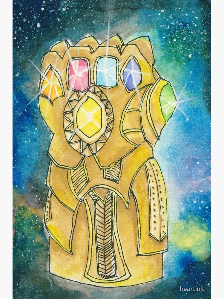"The Infinity Gauntlet - for infinite power!" Poster for Sale by ...