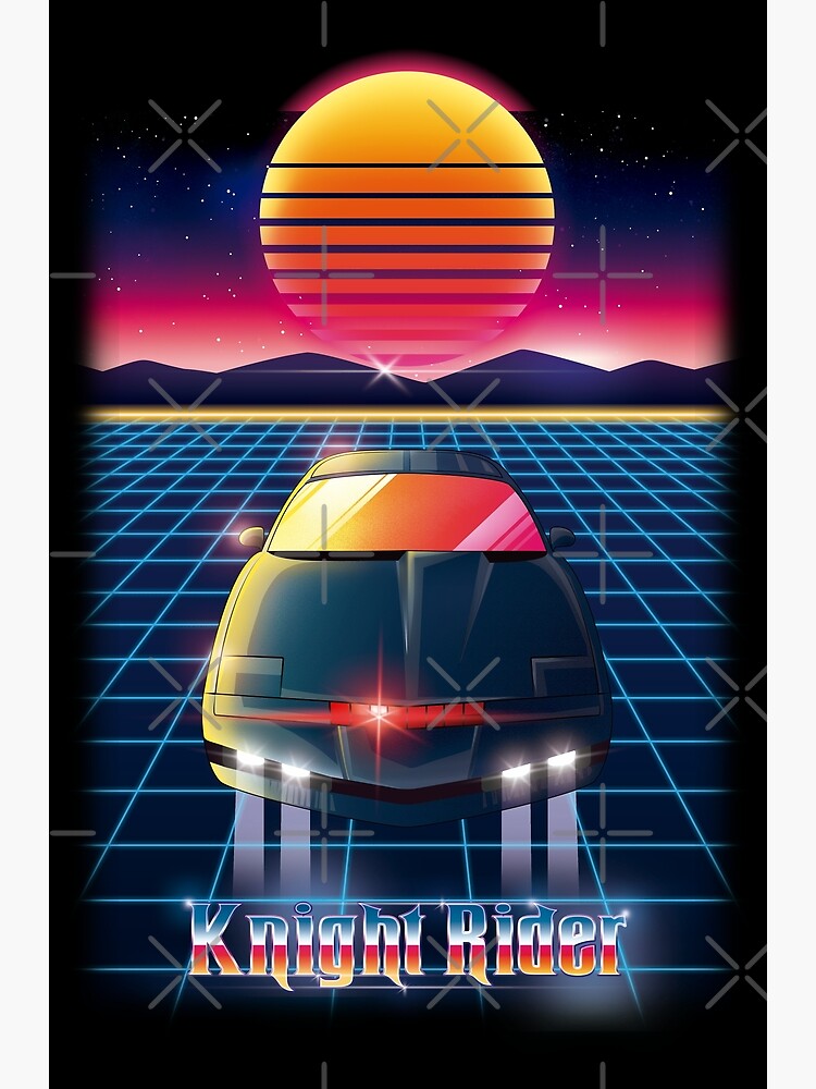 Knight Rider (The Fantastic Car) Premium Matte Vertical Poster sold by ...