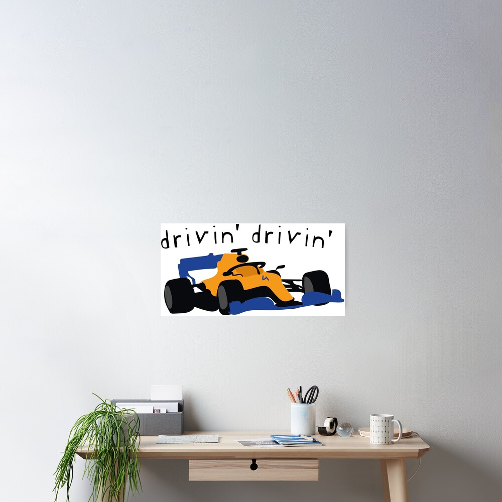 "Lando Norris - Drivin' Drivin' - F1" Poster for Sale by ...
