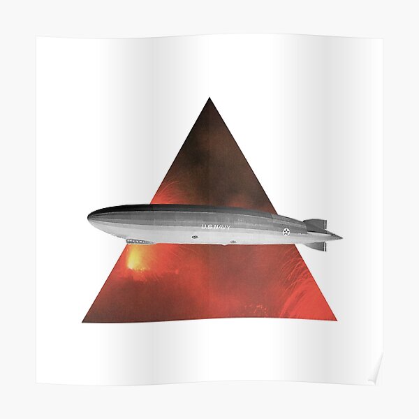 "pink zeppelin" Poster by mikhailsalles | Redbubble
