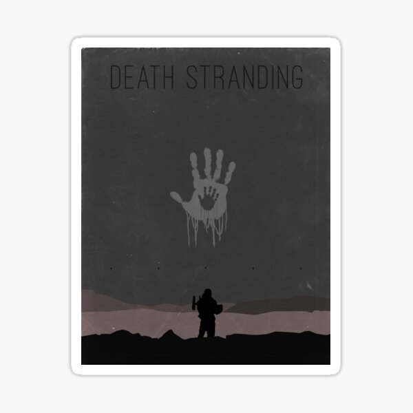 "Death Stranding Minimalist Poster" Sticker by AllysonCalleigh | Redbubble