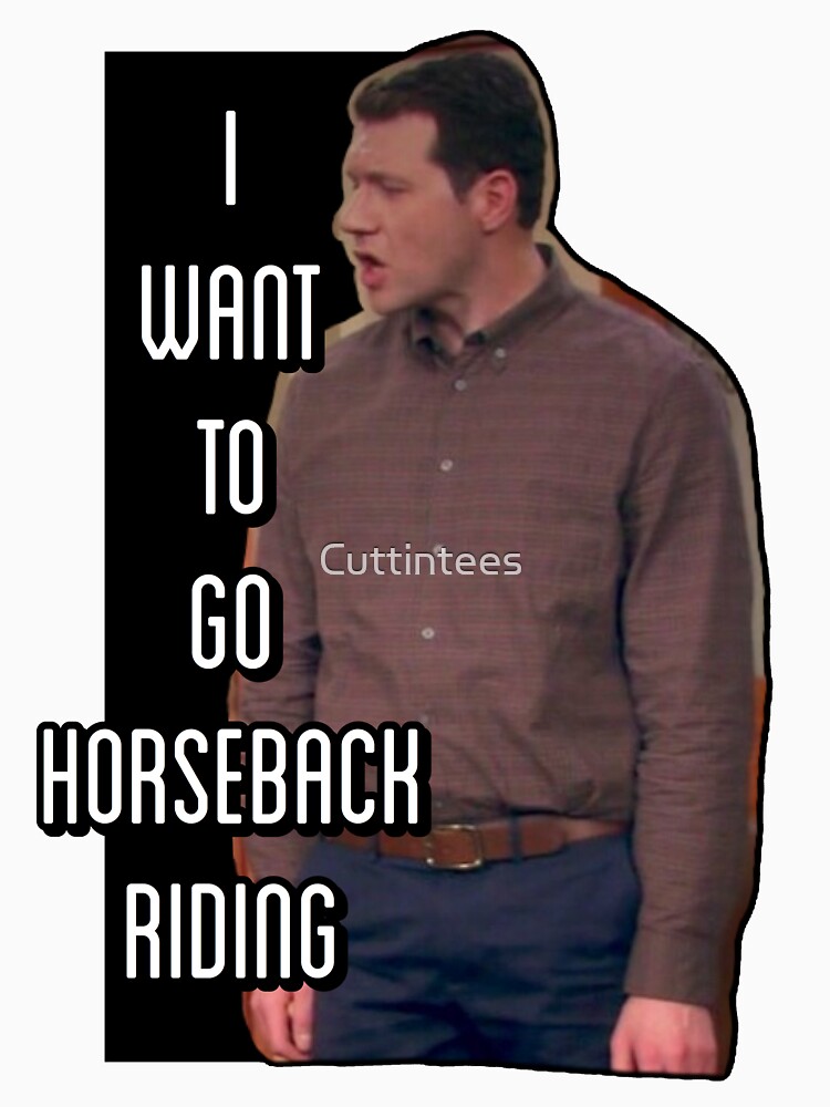 "Craig Middlebrooks- I want to go horseback riding " T-shirt for Sale ...
