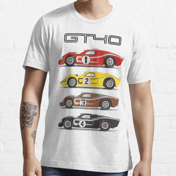 "Ford GT40 Mark I - IV Race Car" T-shirt for Sale by FromThe8Tees ...
